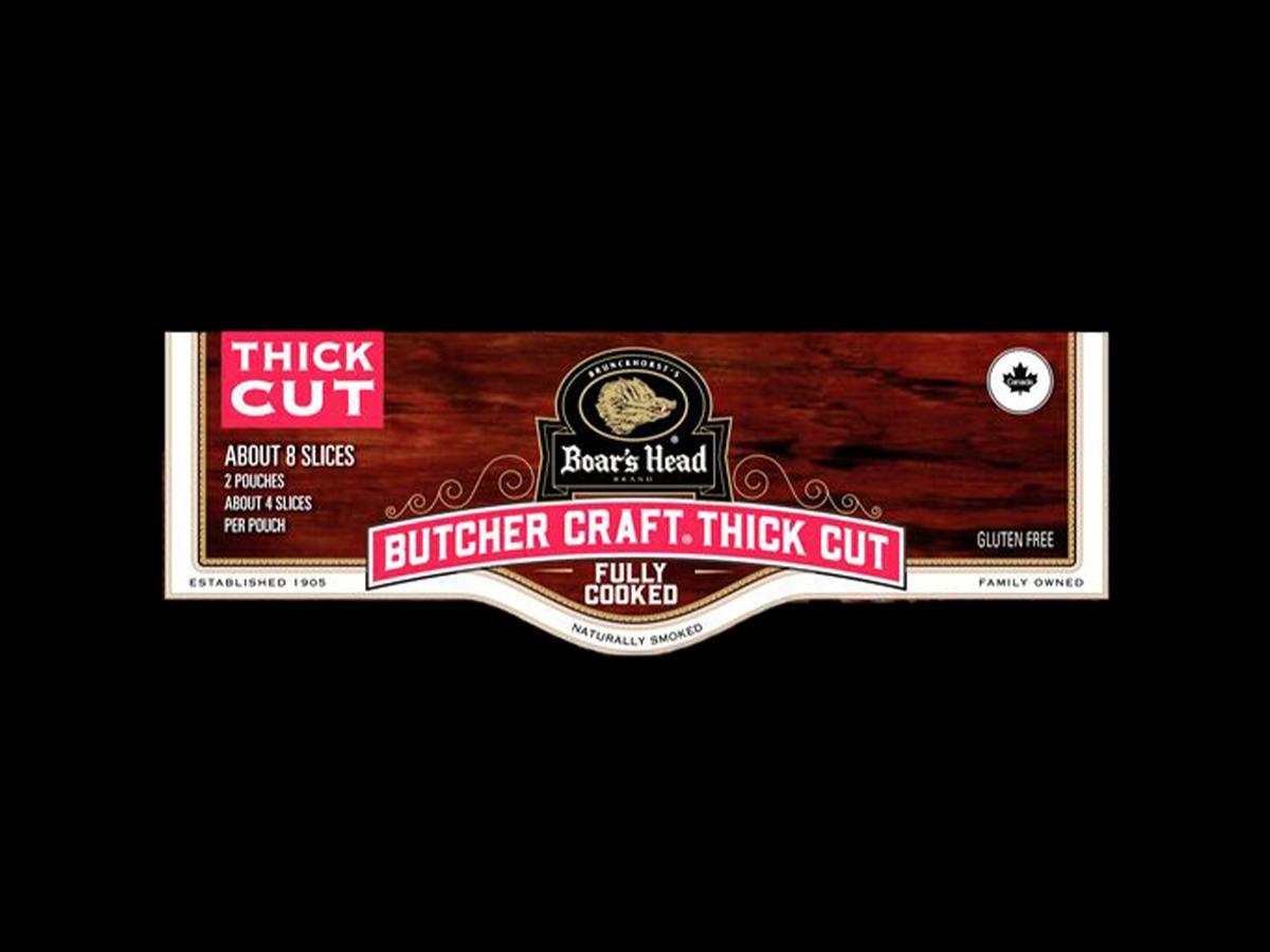 Butcher Craft® Thick Cut Naturally Smoked Bacon, Product of Canada ...