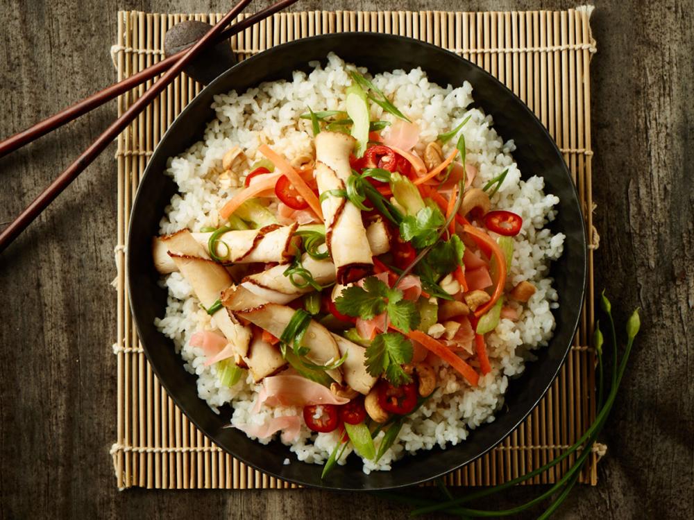 Bold Ichiban Teriyaki® Style Chicken Rice Bowl Recipe | Boar's Head