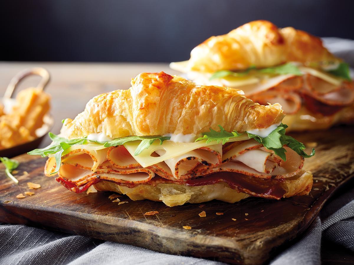 Ovengold® Turkey, Bacon & Swiss Croissant Recipe | Boar's Head